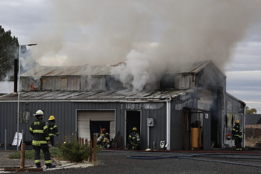 Crews put out structure fire in Hermiston | Hermiston Herald